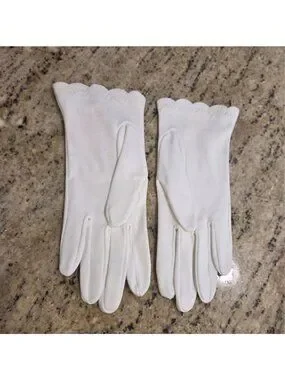 Crescendoe | Accessories | New Vintage Womens Size Ml 7 White Cotton ...